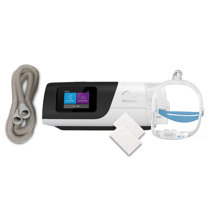 AirSense 11 Autoset Bundle with AirFit P30i Nasal Pillow Mask & Filter ...